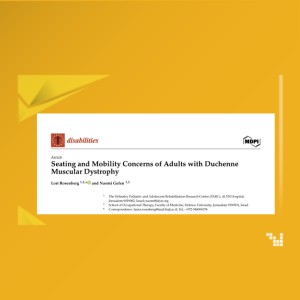 Seating and Mobility Concerns of Adults with Duchenne Muscular ...